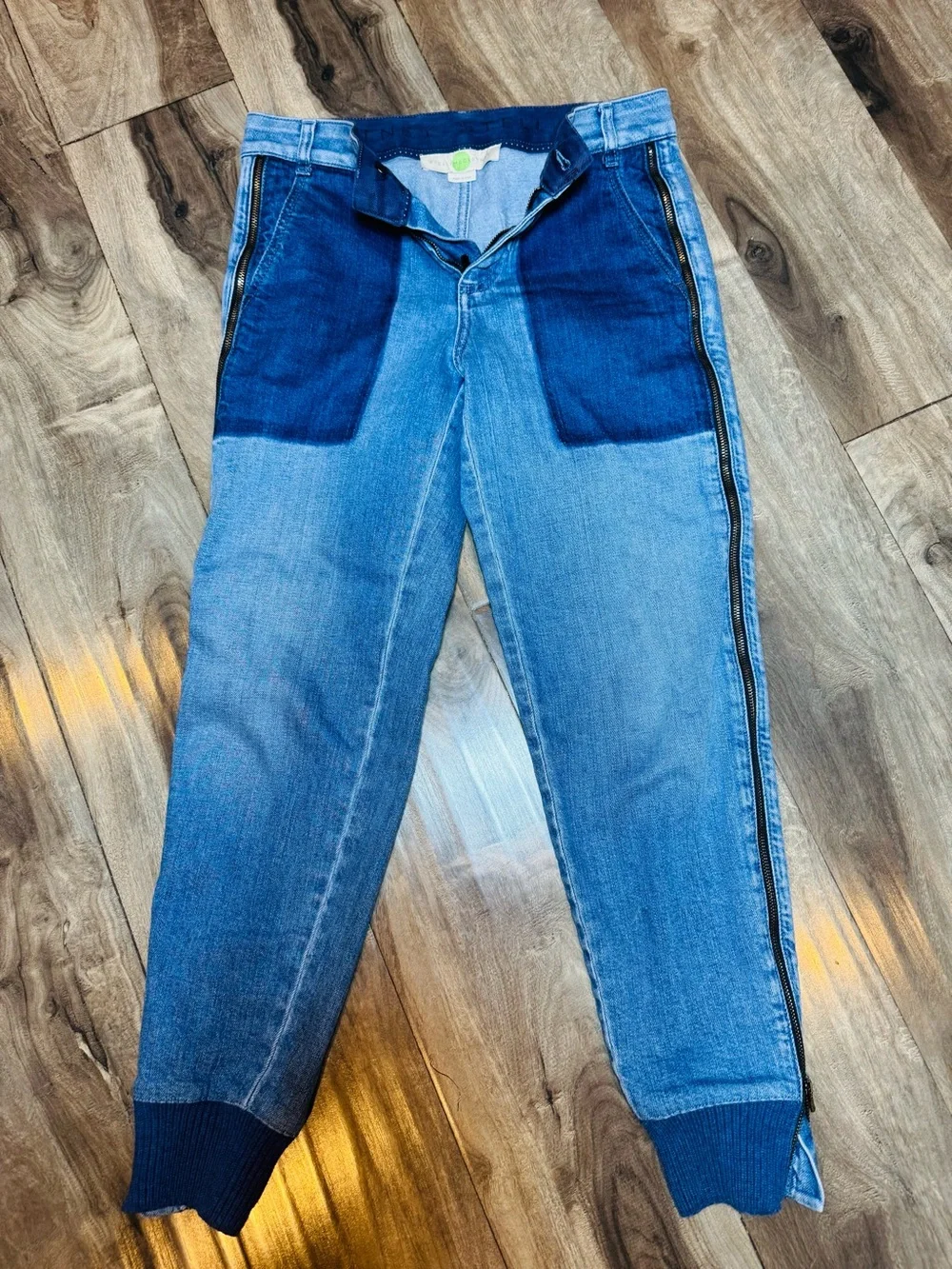 Stella McCartney | Jeans | Stella Mccartney Light Blue Denim With Lime ...